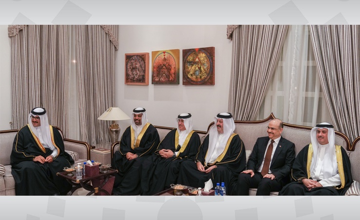 HRH the Crown Prince and Prime Minister visits the majlises of Abdullah ...