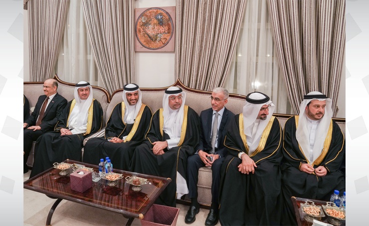 HRH the Crown Prince and Prime Minister visits the majlises of Abdullah ...