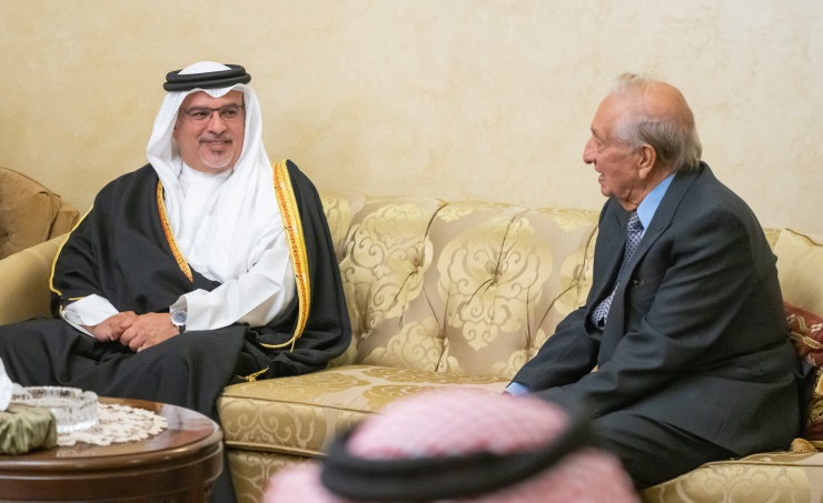 HRH the Crown Prince and Prime Minister visits the majlises of Farouk ...