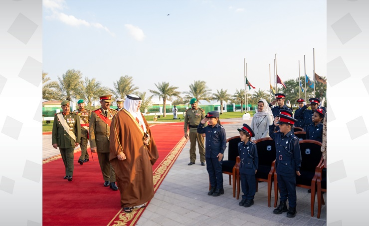 On behalf of HM the King, the Supreme Commander of the Armed Forces ...