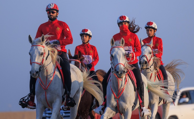 HH Shaikh Nasser praises young riders' endurance race