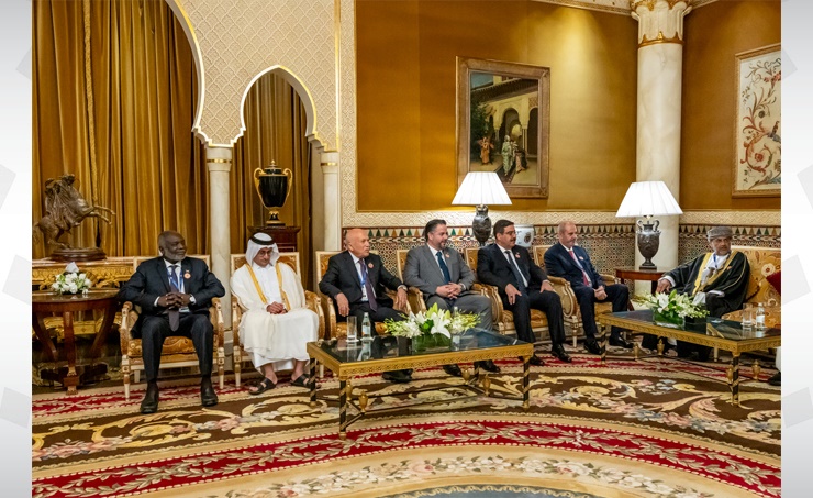 HRH the Crown Prince and Prime Minister meets with the heads of ...