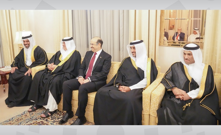 HRH the Crown Prince and Prime Minister visits the majlises of the ...