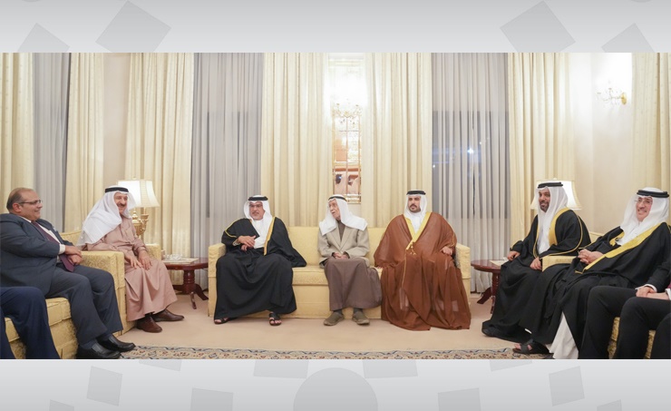 HRH the Crown Prince and Prime Minister visits the majlises of the ...