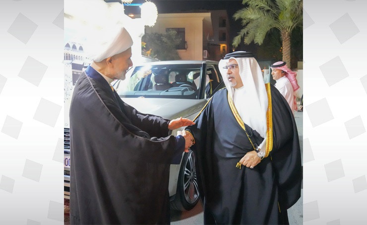 HRH the Crown Prince and Prime Minister visits the majlises of the Al ...