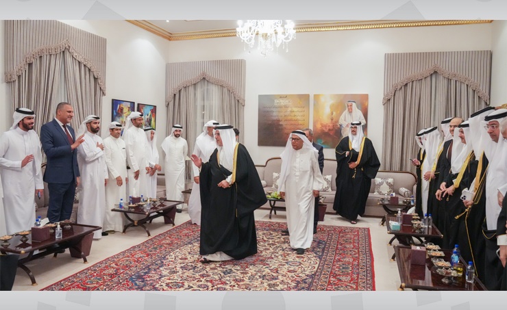 HRH the Crown Prince and Prime Minister visits the majlises of Abdullah ...