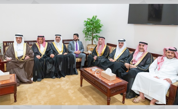 HRH the Crown Prince and Prime Minister visits the majlises of the Al ...