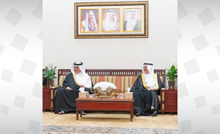 HRH the Crown Prince and Prime Minister visits the majlises of the Al ...