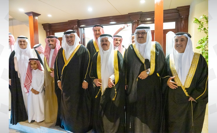 HRH the Crown Prince and Prime Minister visits the majlises of the Al ...