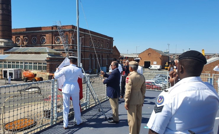 Bahrain receives patrol warship "RBNS Al-Zubara"