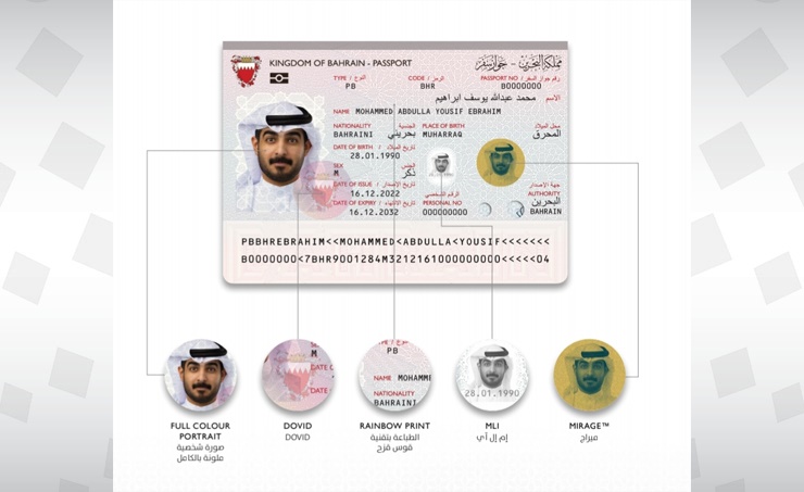 Bahrain e-passport is among most beautiful passports in the world