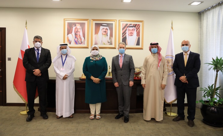 UoB President receives Microsoft regional director, Bahrain Polytechnic CEO