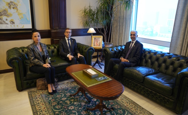 Works Minister receives French Ambassador