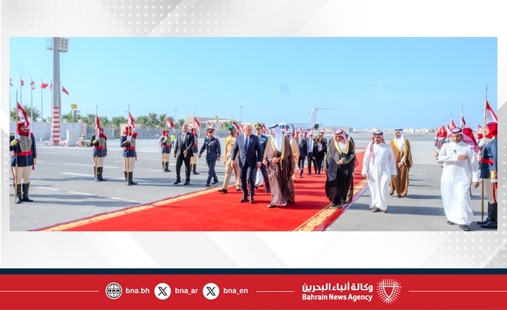 Lebanese President arrives in Bahrain for official visit