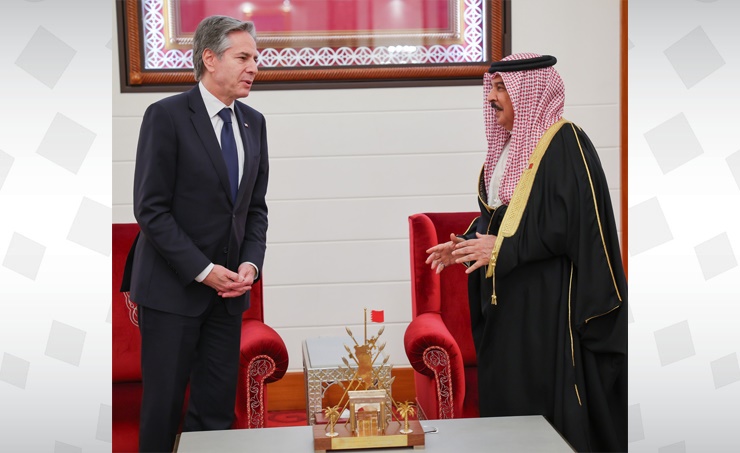 HM King receives US Secretary of State