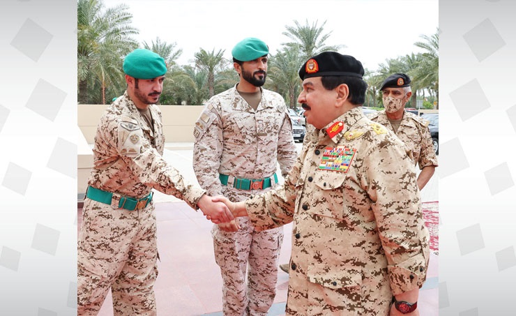 HM King visits BDF General Command; expresses pride in BDF affiliates