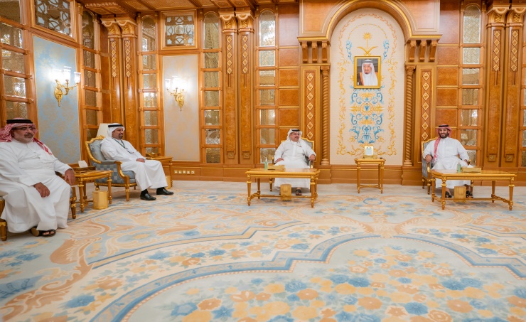 HRH the Crown Prince and Prime Minister meets with HRH Prince Mohammed ...