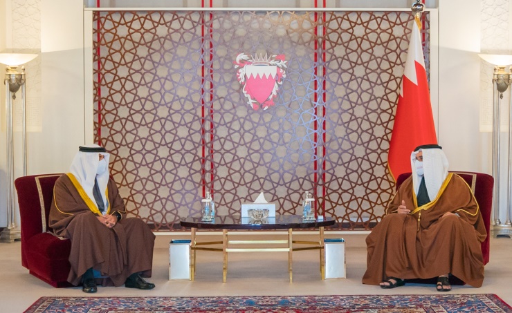 HRH the Crown Prince and Prime Minister receives the Chairman of the ...