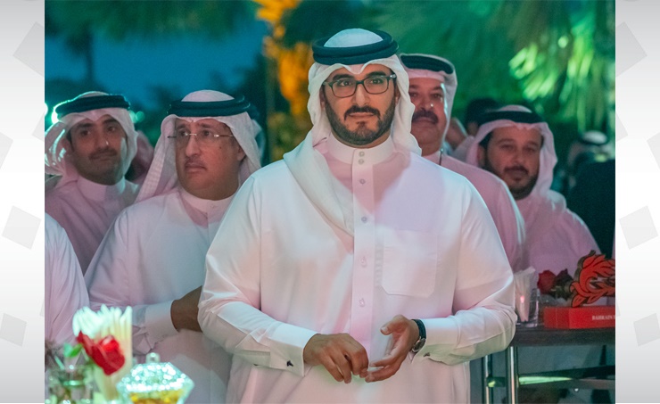 HH Shaikh Isa bin Salman attends the Bahrain International Trophy draw