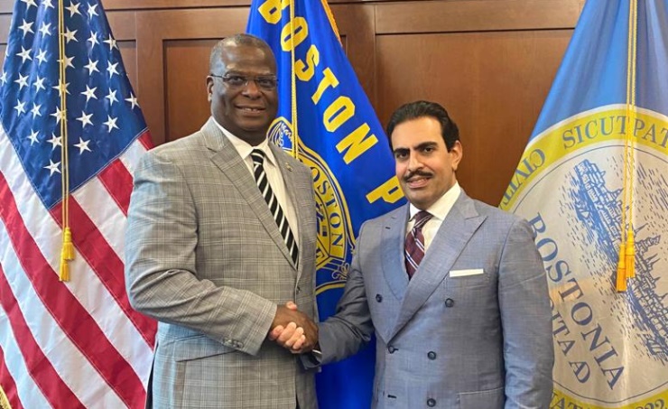 Ambassador to US meets Boston Police Commissioner