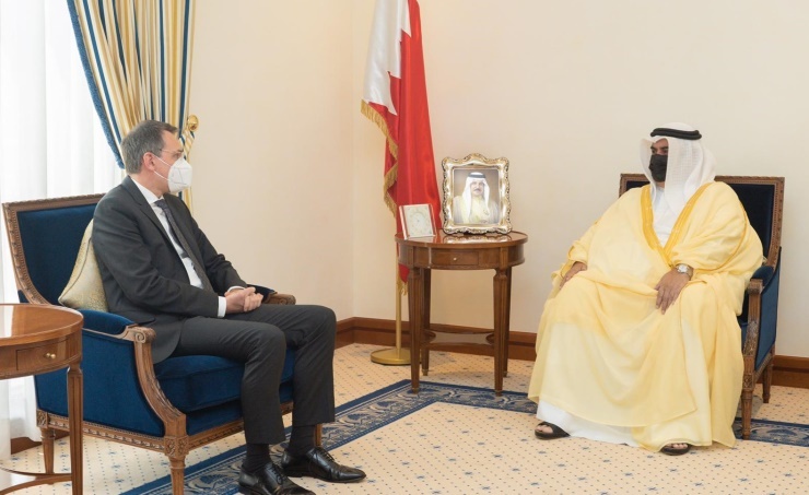 HM King's Diplomatic Advisor receives German ambassador