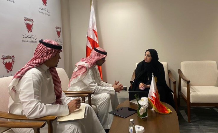 Health Minister meets GCC Health Council Director General