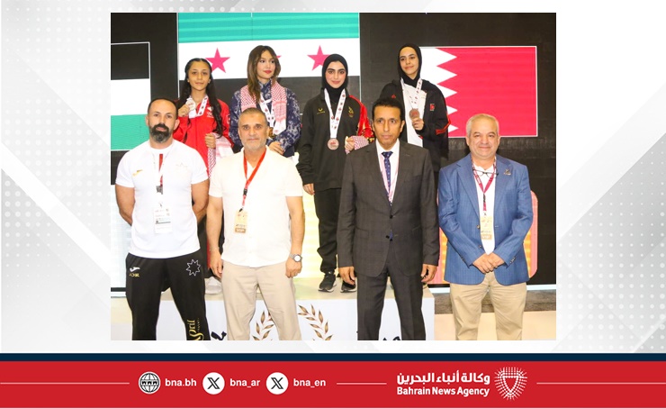 Bahrain karate team wins three medals at Arab Championship in Jordan