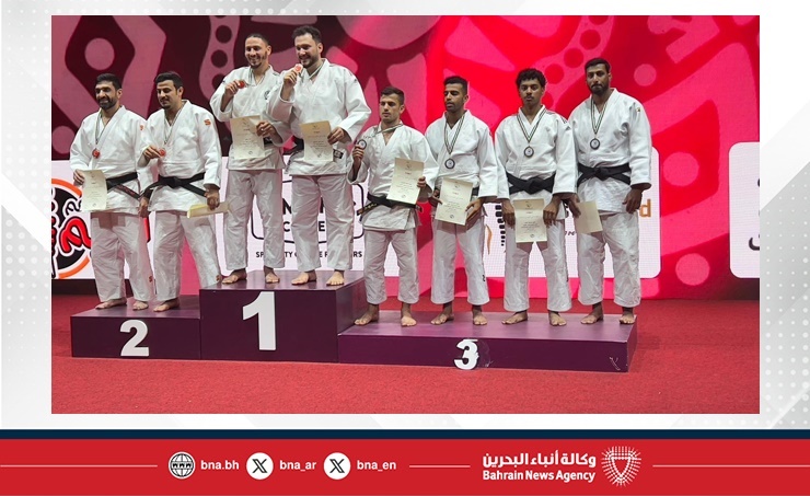 Bahrain secures bronze in Arab Judo Championship