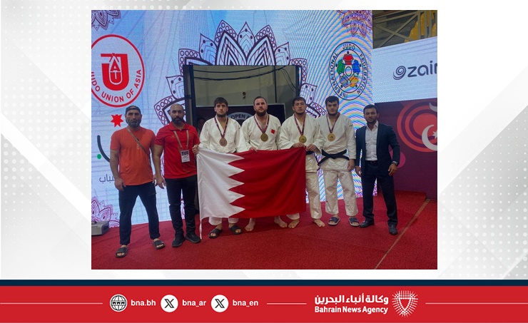 Bahrain judo team wins second place at Amman Asian Open 2025