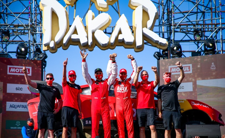 Roma claims fifth place for Bahrain Raid Xtreme maiden Dakar Rally