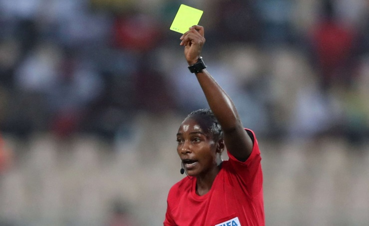 Female referee becomes first to take charge of AFCON match