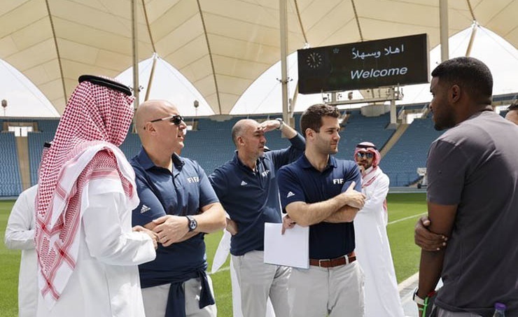 FIFA delegations visits Saudi football stadiums