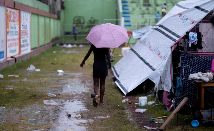 Tropical storm Grace brings masses of rain to earthquake-hit Haiti