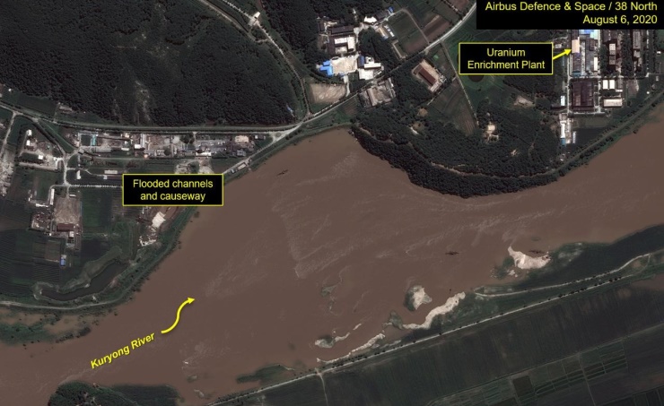 North Korea nuclear reactor site threatened by recent flooding
