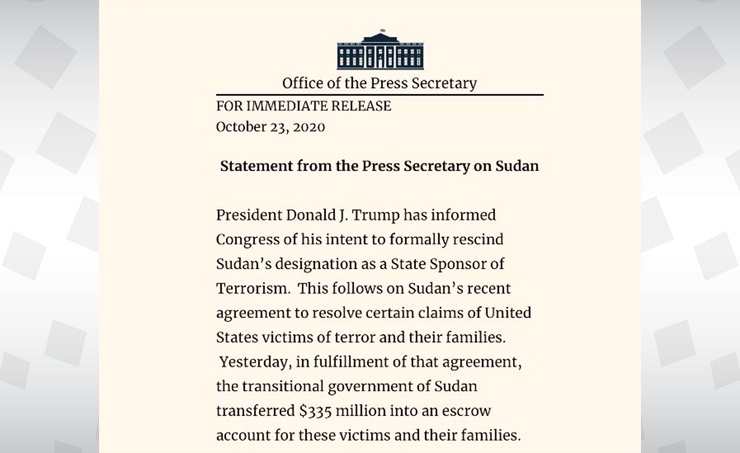 Three countries remain on US State Sponsor of Terrorism list